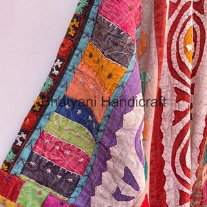 Indian Cotton Cut Patchwork Night Wear Bathrobe Gown Kantha - Etsy