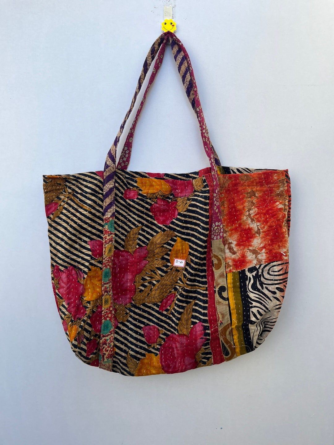 Vintage Kantha Jhola Bags, Handmade Tote Bags, Kantha Bags, Shoulder ...