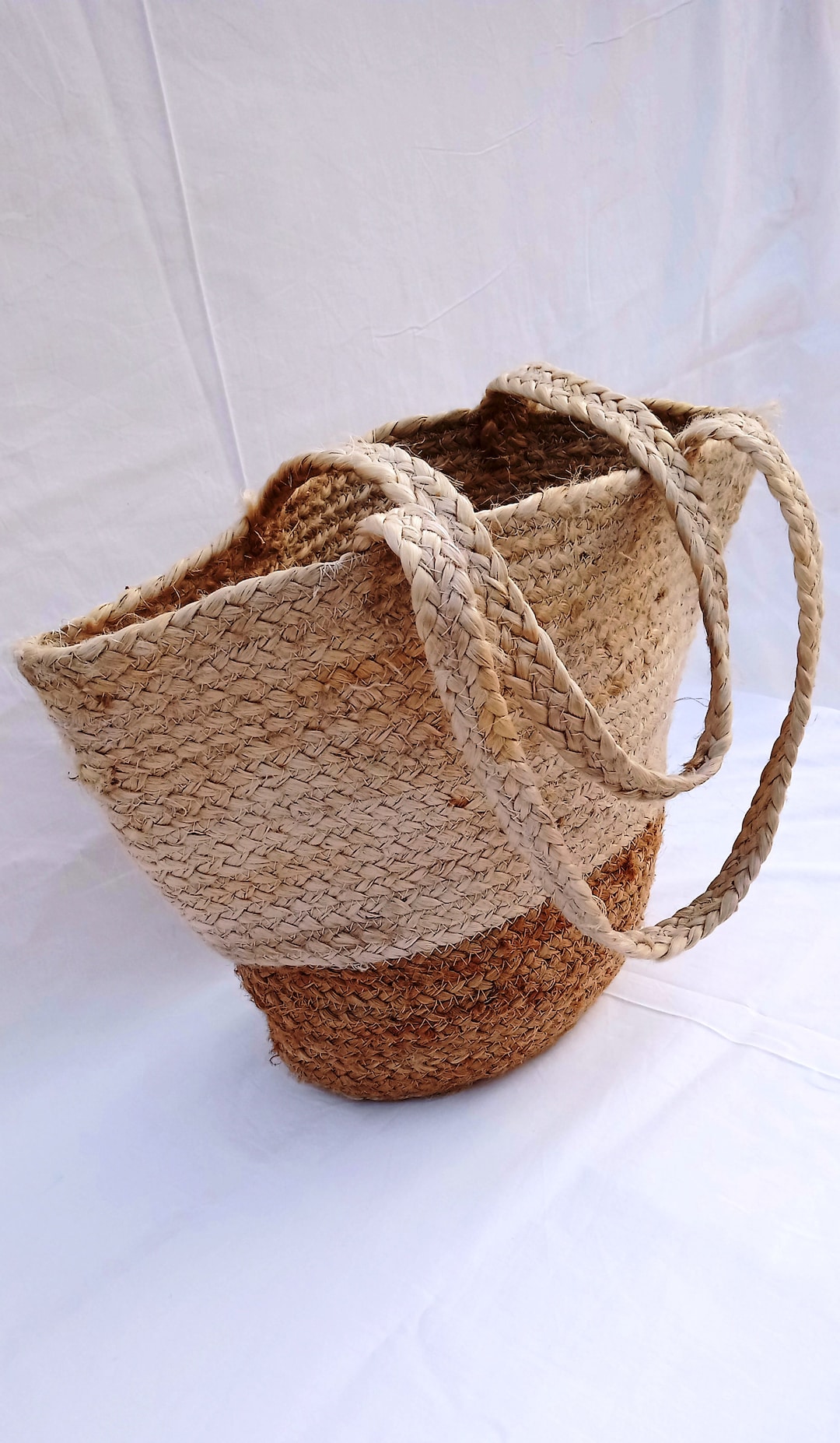 Jute Bag Indian Ethnic Handmade Women Hand Bag Jute Work Tote - Etsy