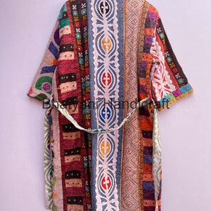 Indian Cotton Cut Patchwork Night Wear Bathrobe Gown Kantha - Etsy
