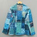 Handmade Patchwork Jacket Silk Sari Jacket. Quilted Jacket - Etsy
