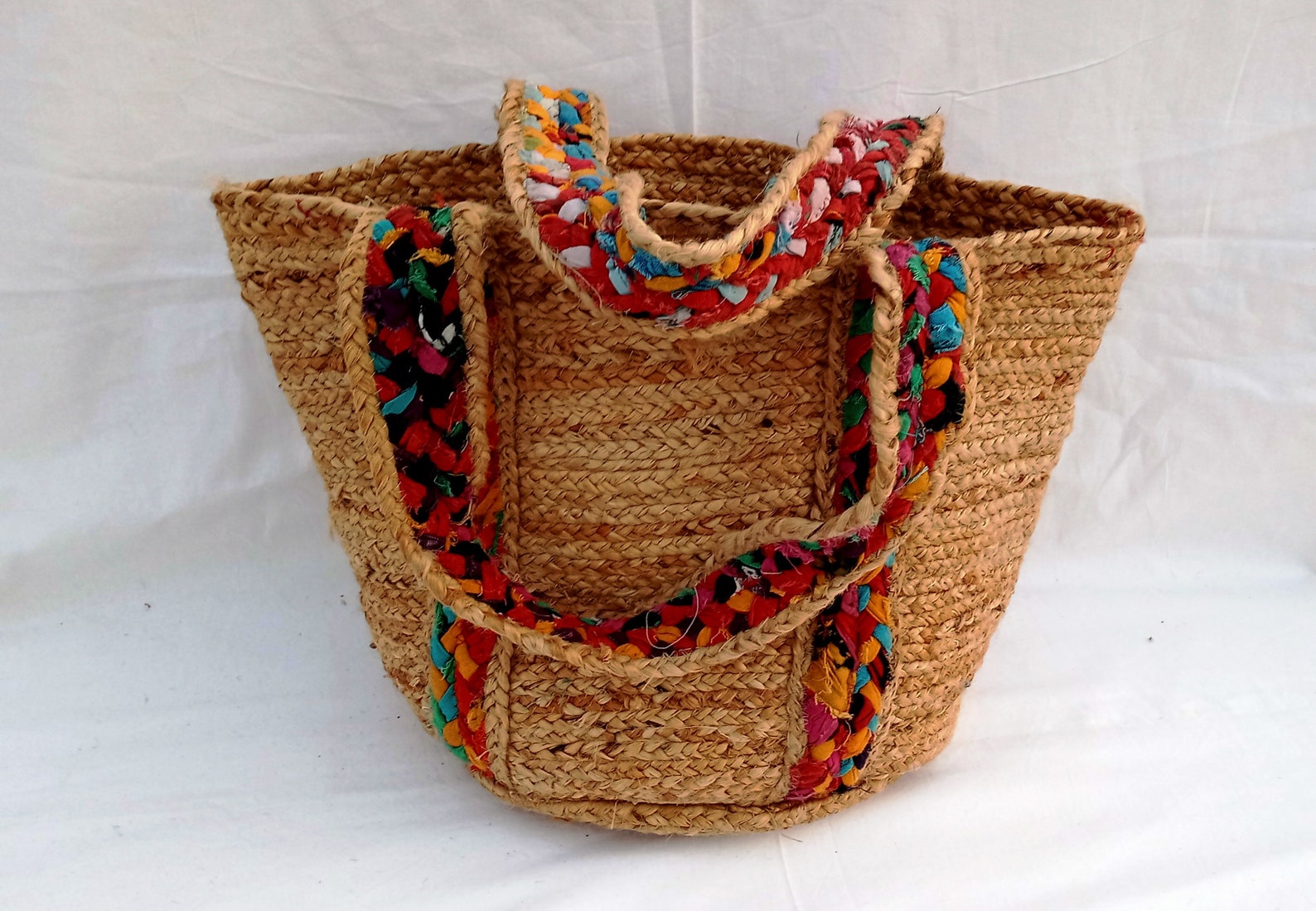 Jute Bag Women Shoulder Bag Beautiful Shopping Bag | Etsy