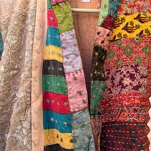 Handmade Short Kantha Jacket Embroidered Jacket Unique Cut - Etsy