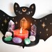 Celestial Bat Crystal Altar Shelf - Etsy