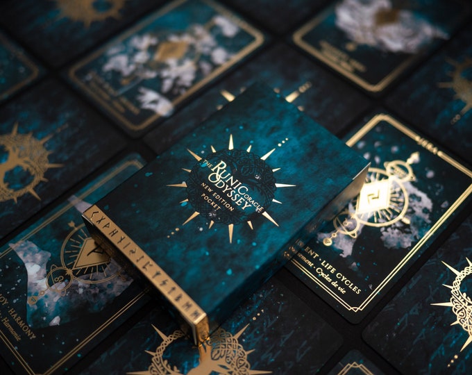 The Runic Odyssey Oracle Pocket - Dark Edition - Etsy