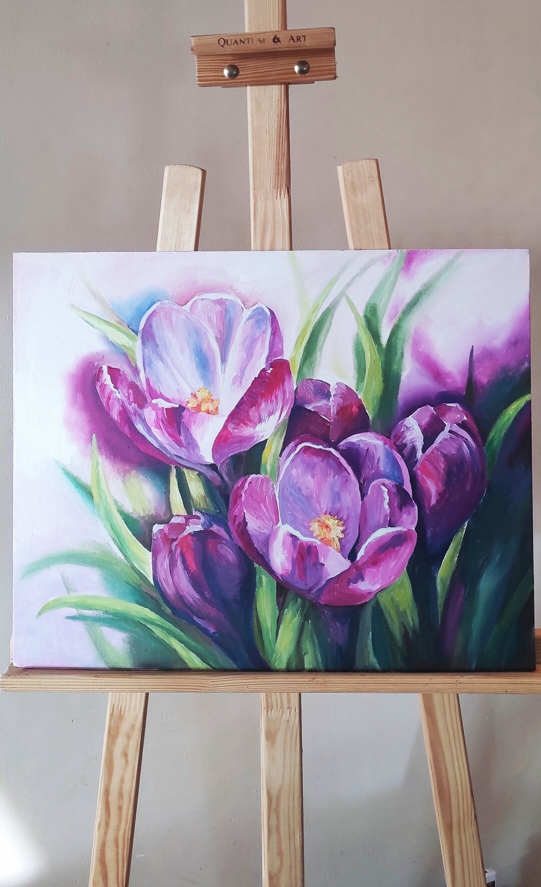 Crocus - Oil Painting, Original - Etsy