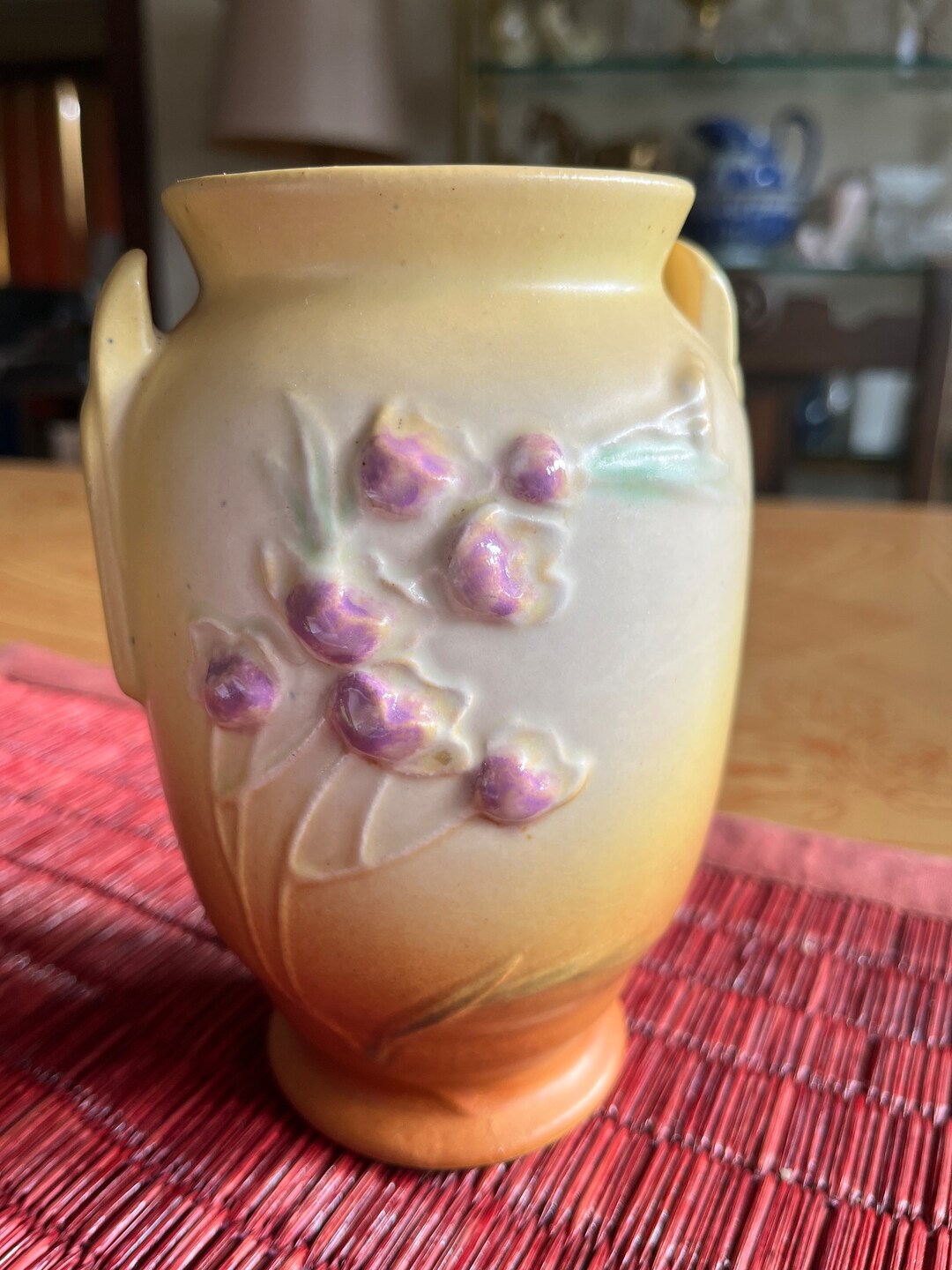 Antique Roseville Pottery Ixia Lilly 853-6 - Etsy