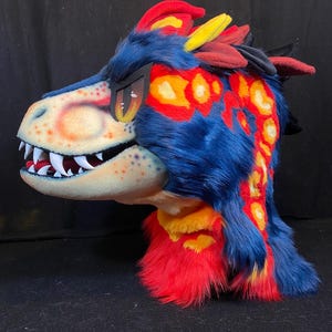 Dinosaur Fursuit Head Velociraptor Raptor Furry Premade - Etsy