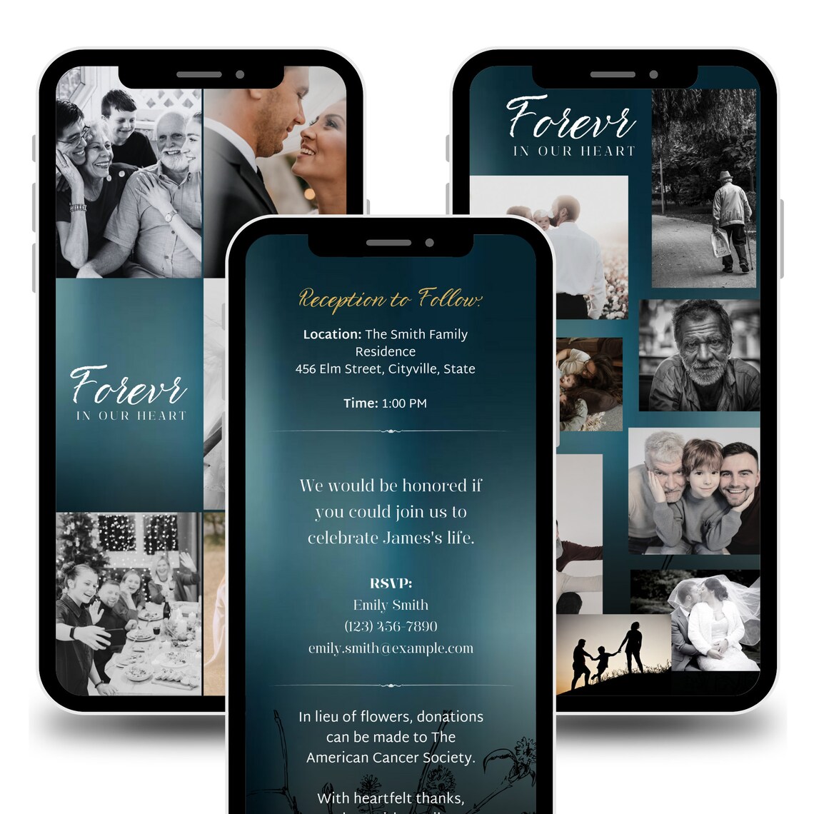 Funeral Animated Video Invitation, Funeral Video Template, Funeral ...