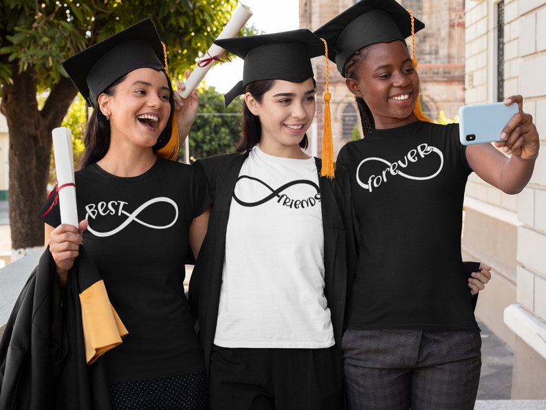 Best Friends Forever, Infinity Symbol T-shirts, 3 Besties, Gift for ...