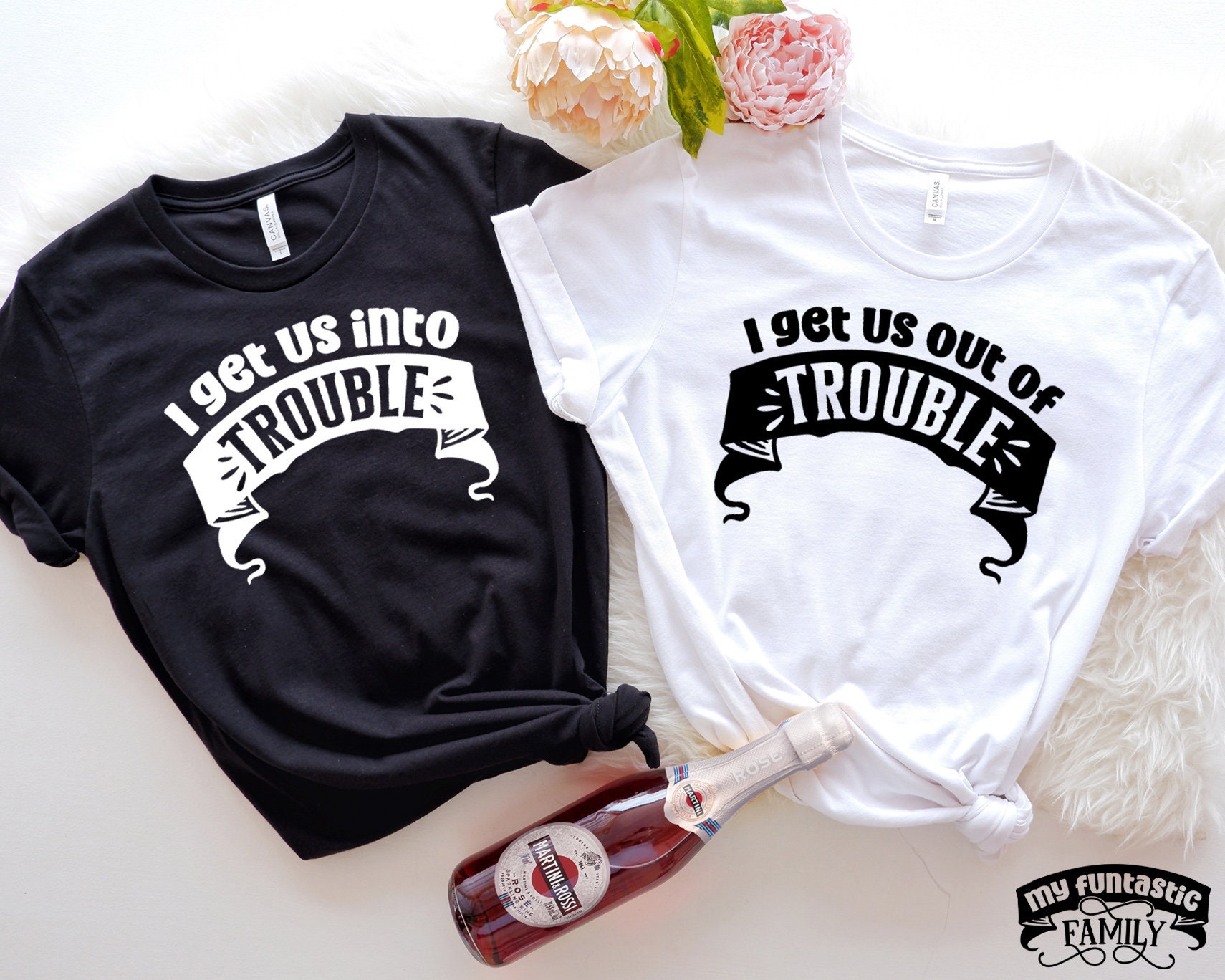 Funny Best Friend Shirts for 3, Apparently We Are Trouble When We Are ...