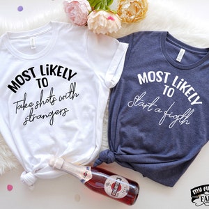 Funny Girls Weekend Shirts, Matching Bachelorette Party Outfit, Besties ...