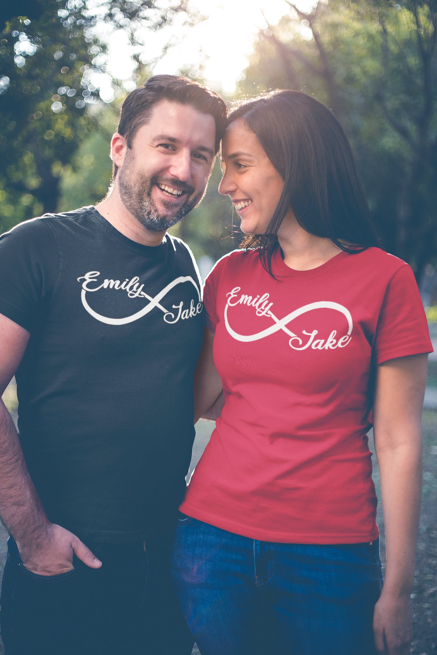 Custom Infinity Couples Sweatshirt Matching Infinity Symbol | Etsy