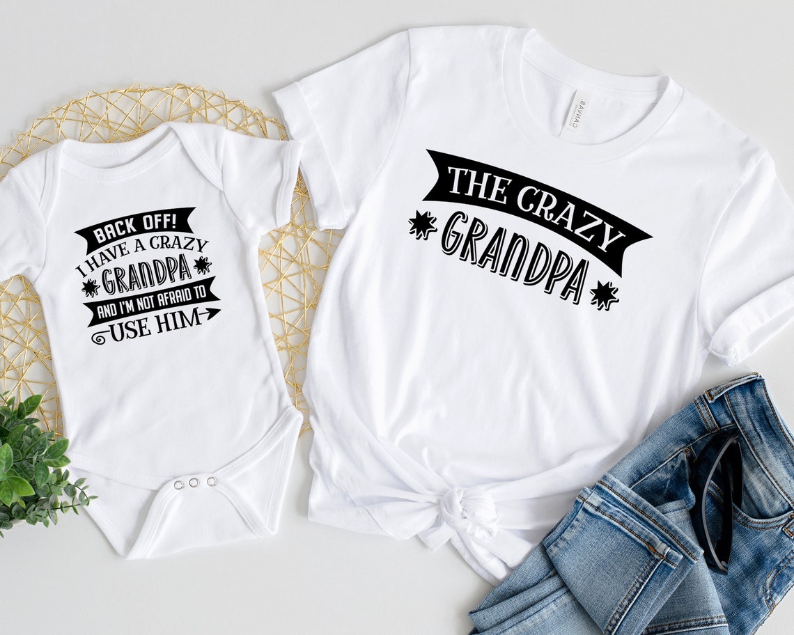 Crazy Grandma Matching Shirts: Funny Grandkid Gift - Etsy
