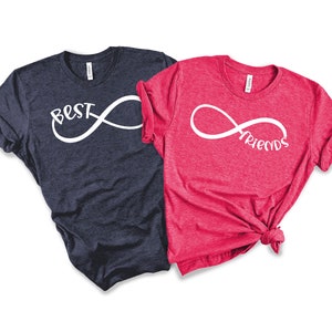 Best Friends Forever, Infinity Symbol T-shirts, 3 Besties, Gift for ...