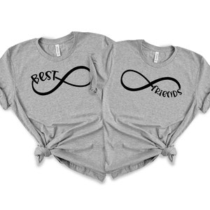 Best Friends Forever, Infinity Symbol T-shirts, 3 Besties, Gift for ...