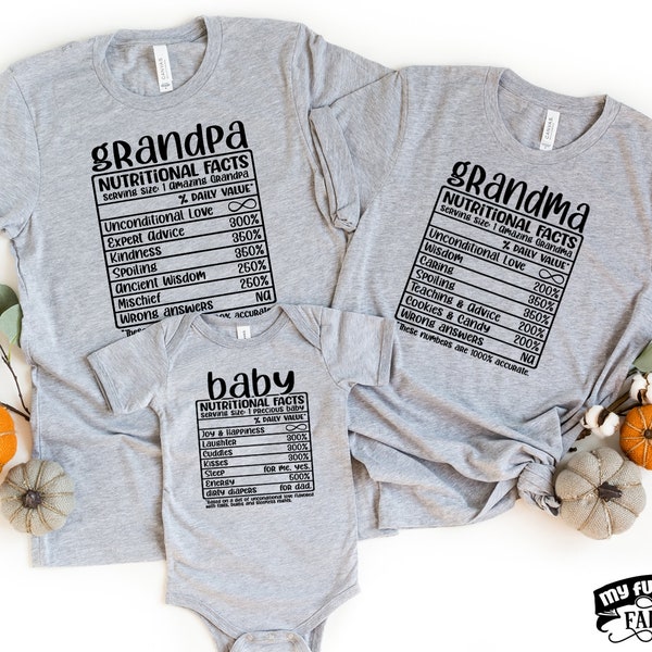 Grandparents Shirts - Etsy