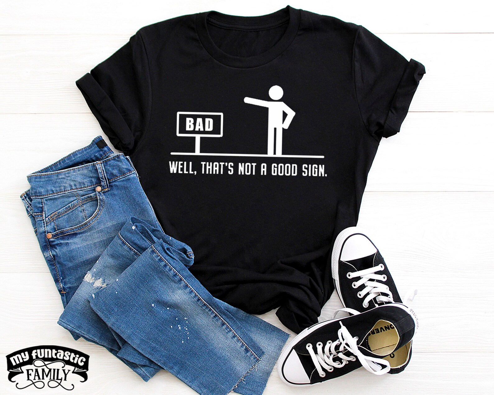 That's Not A Good Sign Mens Funny Shirts Punny Shirts - Etsy