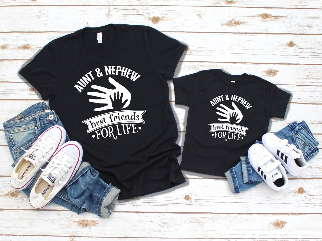 Tante und Neffe Beste Freunde fürs Leben, Tante und ich passende Shirts ...