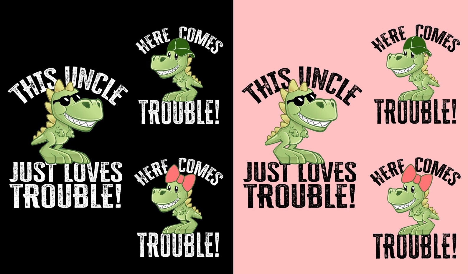 Funny Dinosaur Shirts, Uncle and Nephew Matching Shirts, Uncle and Me ...