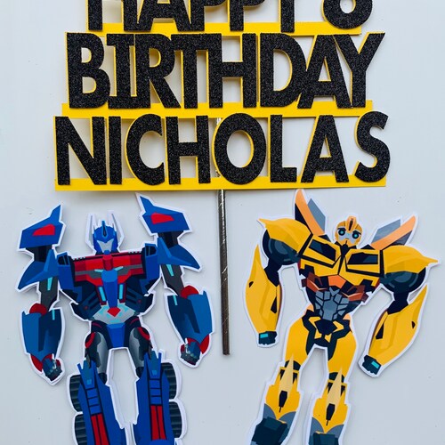 12 Pieces of Transformers Cupcake Toppers | Etsy