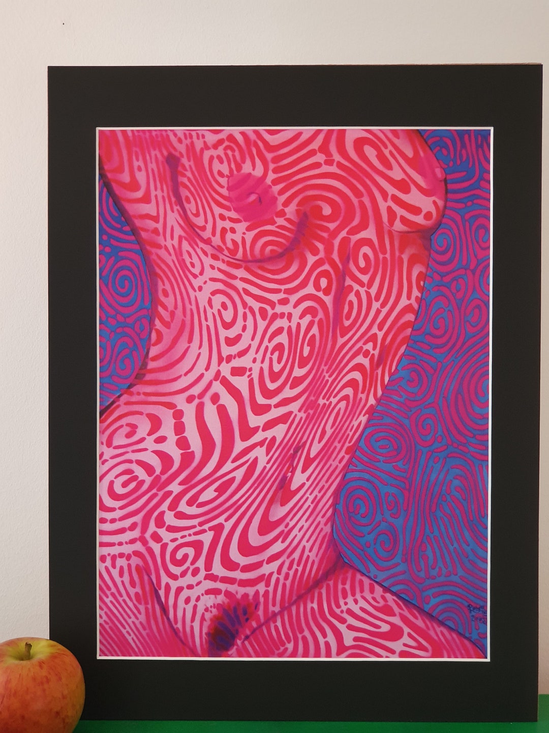 Psychedelic Art Print "frazzle Dazzle" by Robbie. Sensual and Beautiful ...