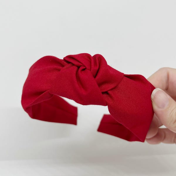 Red Headband - Etsy