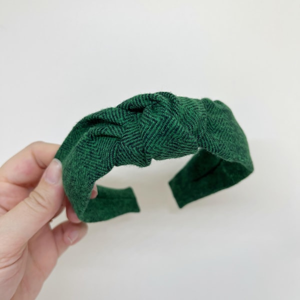 Forest Green Herringbone - Etsy