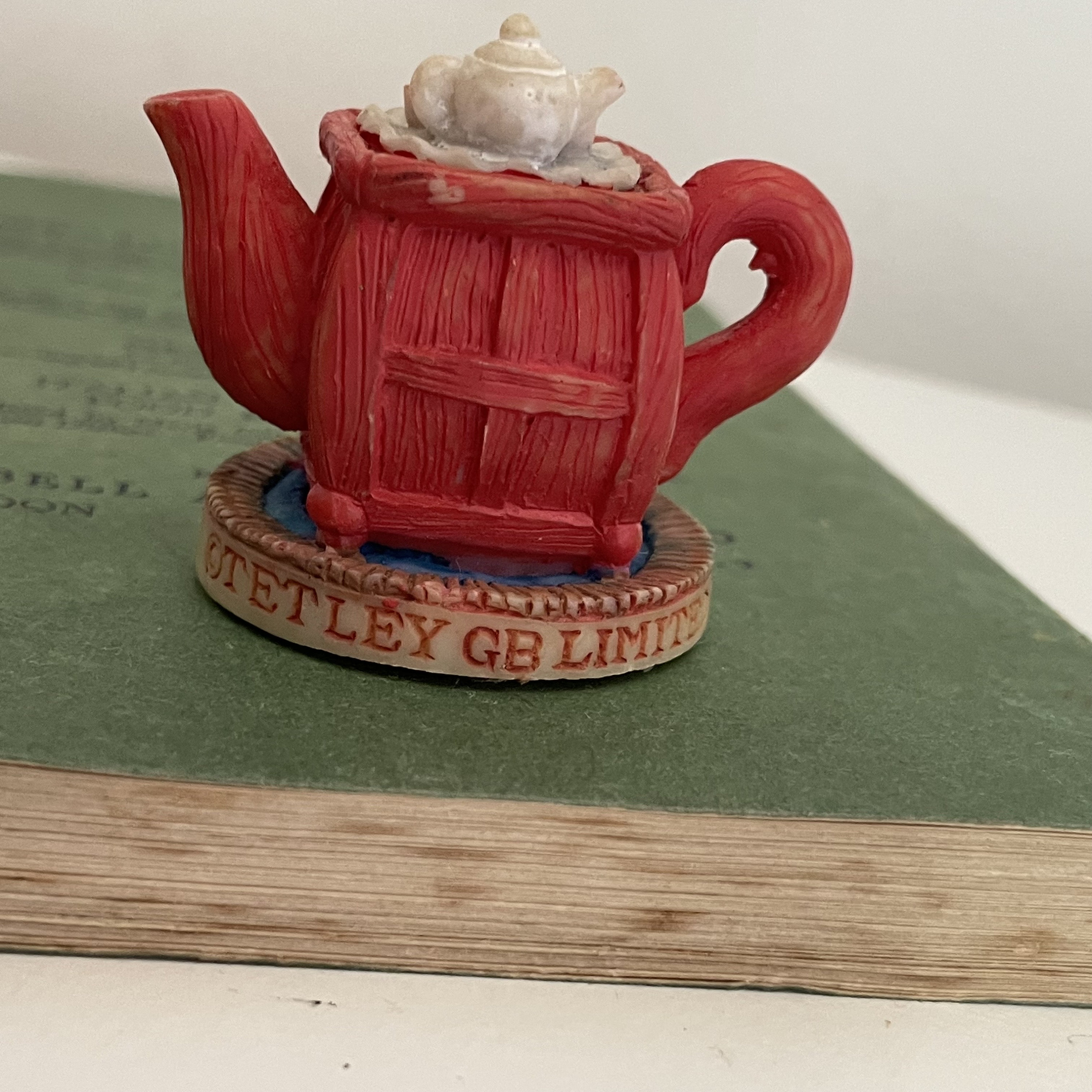 Tetley Tea Collectible Resin Ornament From 1990s Red Teapot - Etsy