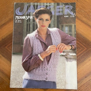 Jaeger Vintage Knitting Pattern Bundle X5 1960s 1970s - Etsy