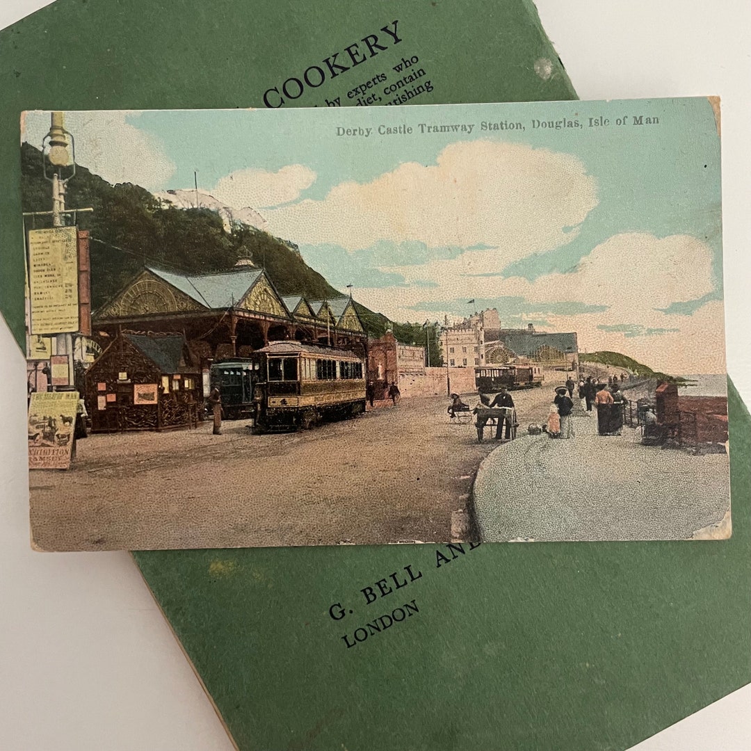 Vintage Tram Postcard 1908 With Stamp and Handwritten Message - Etsy