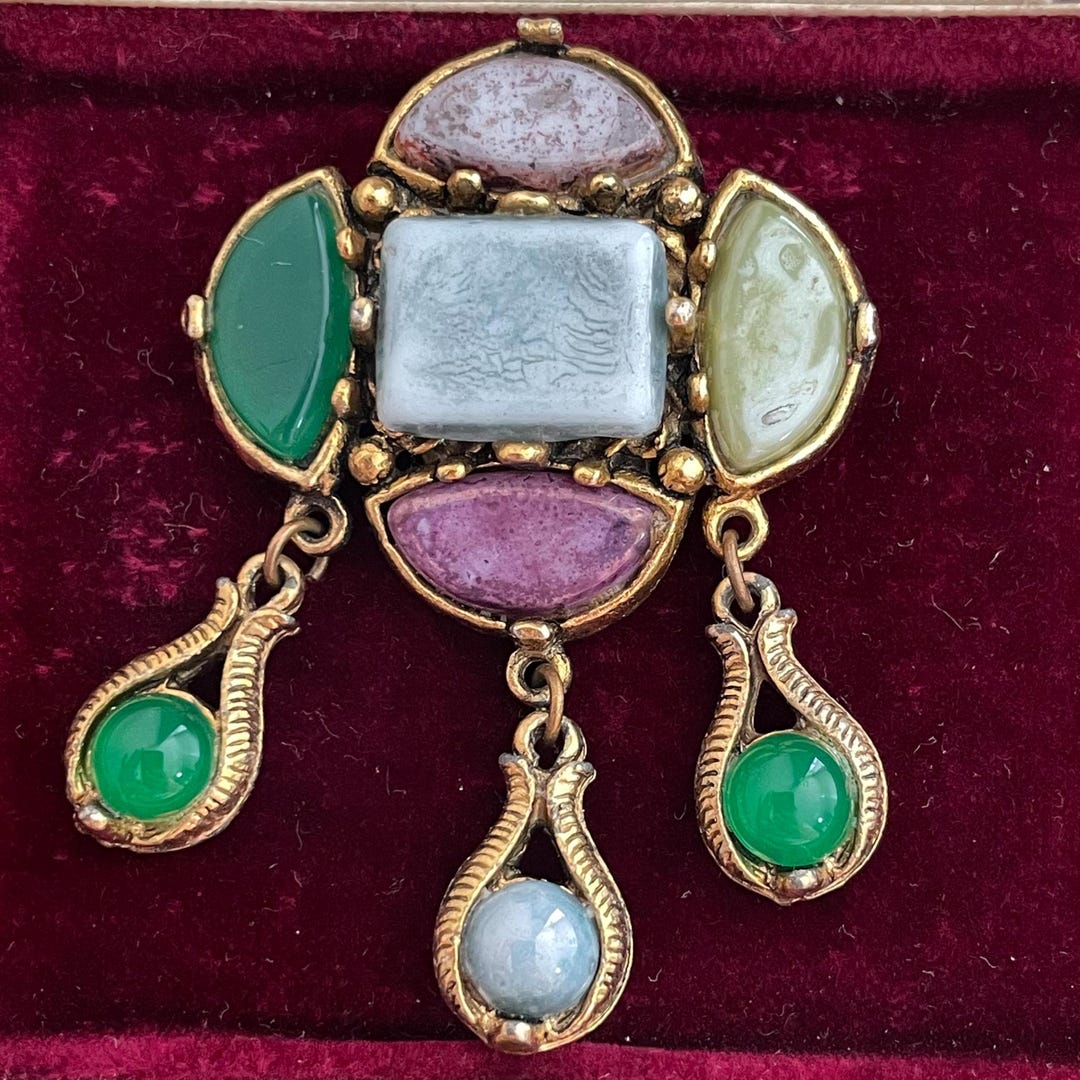 Vintage Jacobite Brooch Pin by Miracle, Historic Replica Pin With ...