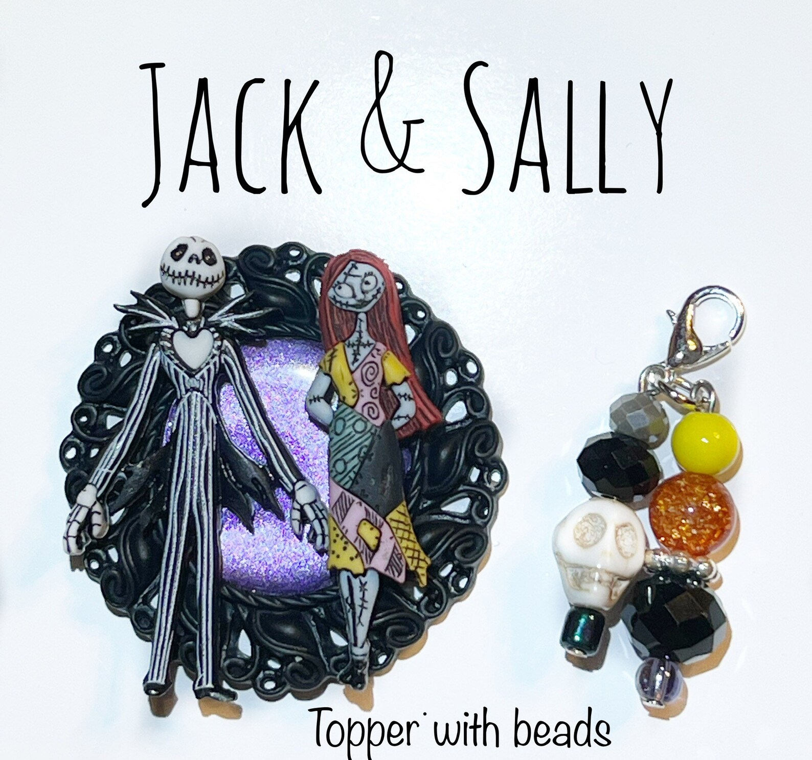 Jack & Sally Badge Reel - Etsy