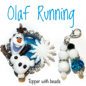 Olaf Running Badge Reel - Etsy