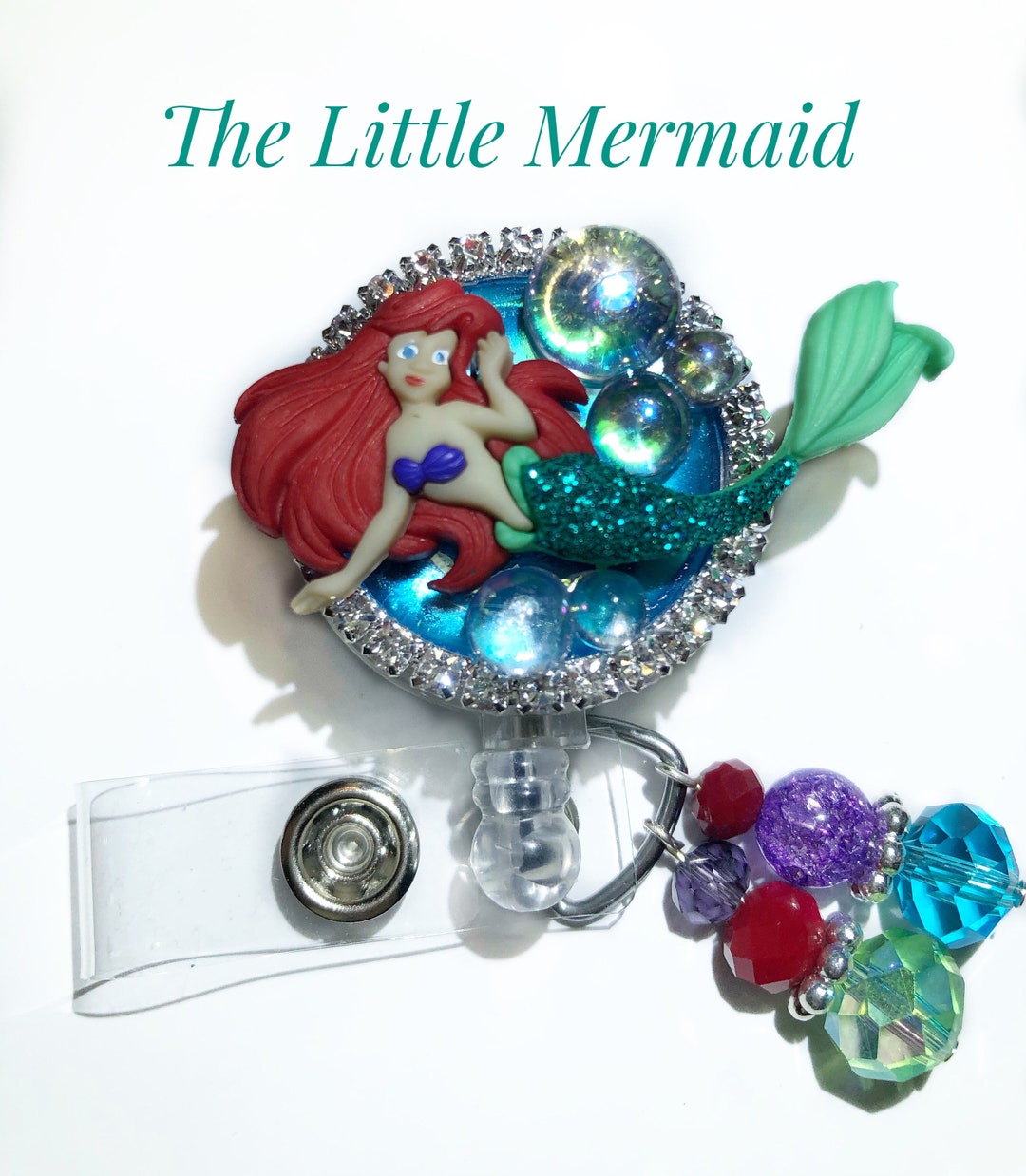 Little Mermaid Badge Reel - Etsy