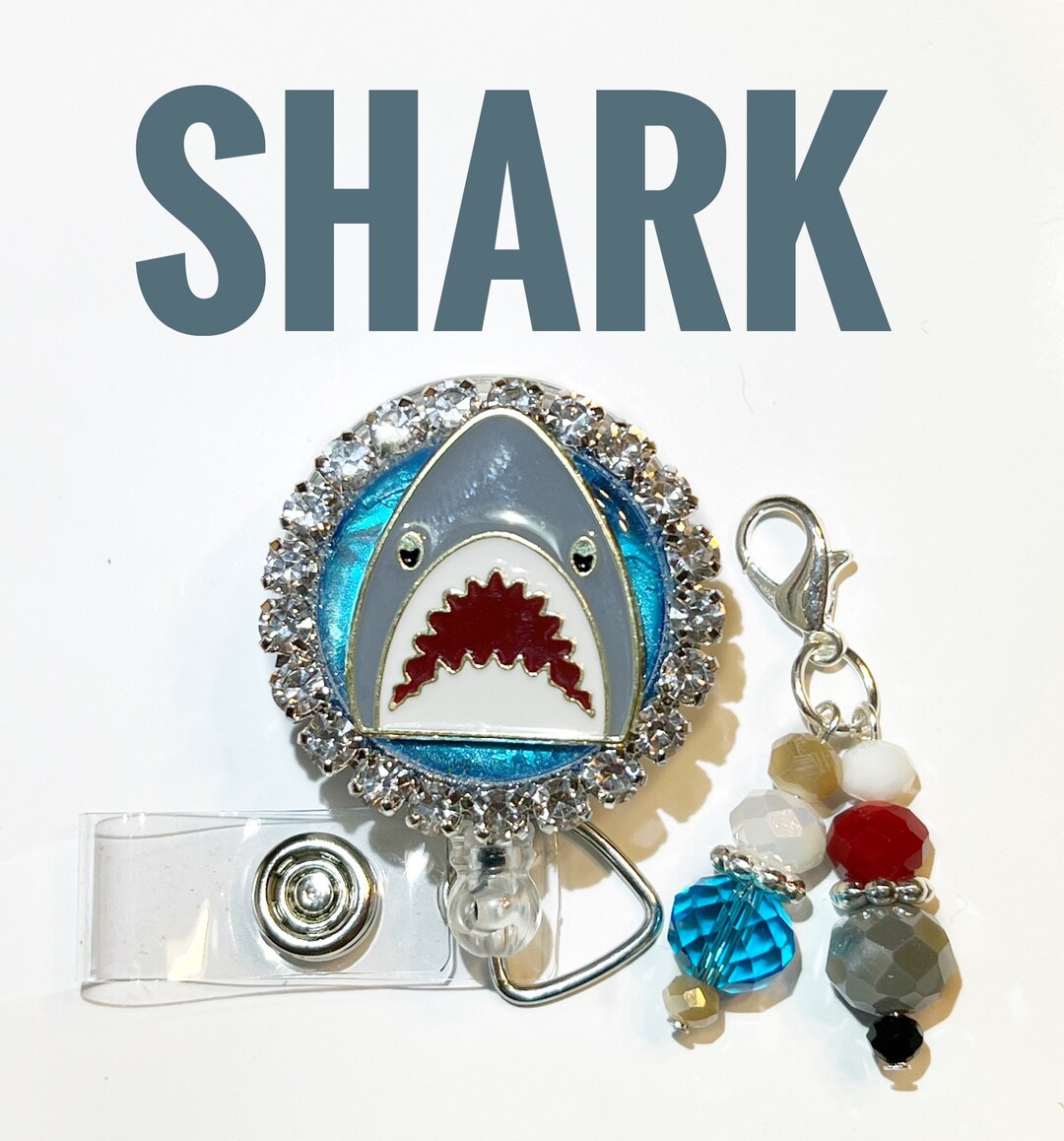 Shark Badge Reel - Etsy