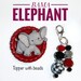 Bama Elephant Badge Reel - Etsy