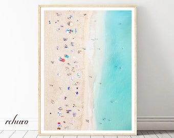 Large Beach Poster | Etsy