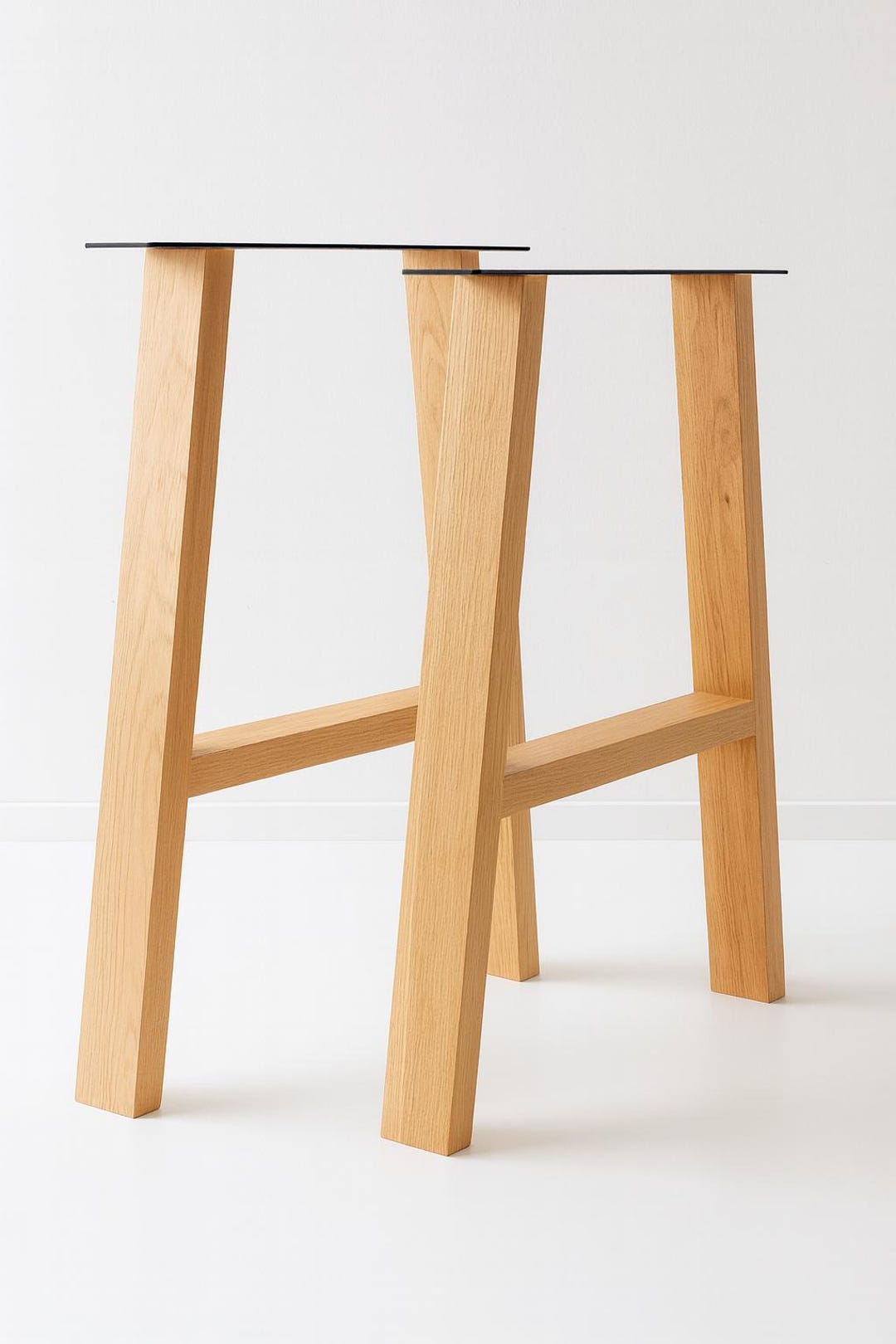 A Frame Oak Legs, Wood Oak Legs - Heavy Duty Table Legs Oak - Etsy