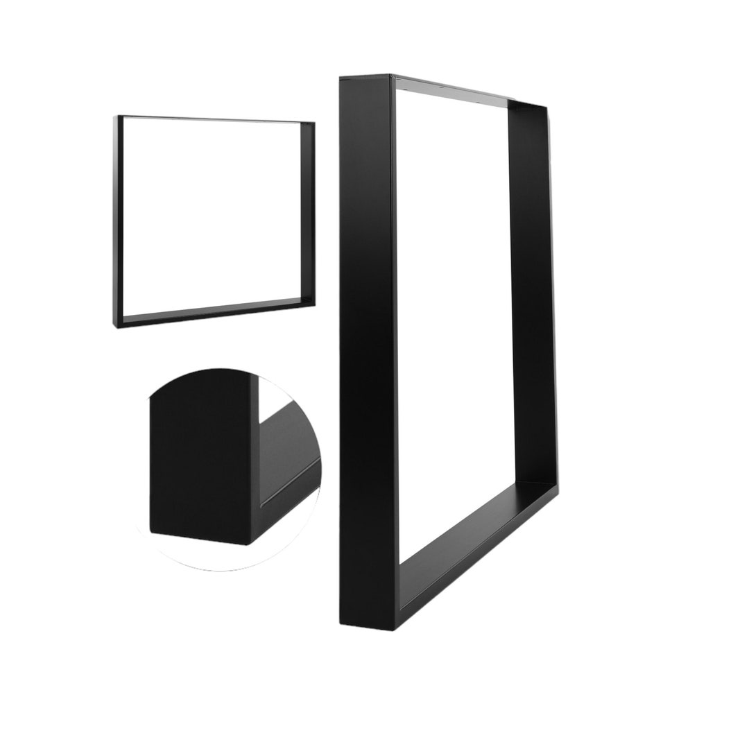 Square Frame Metal Legs, Metal Legs Heavy Duty Table Legs - Etsy Polska