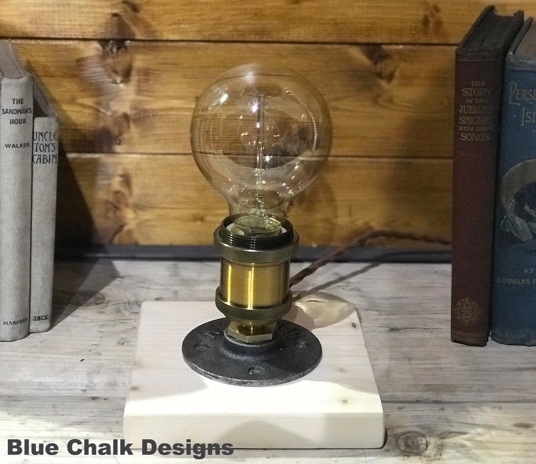 Clean Simple Table Lamp, Choice of Colours, Finishes and Bulb Type ...