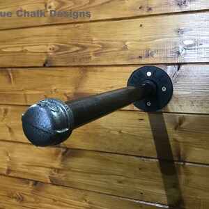 Urban Industrial Clothing Wall Rack in 3 Sizes, Wardrobe Organiser ...