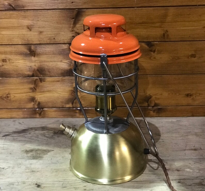 Industrial 1970's X246B Vintage Tilley Lamp Orange Dome - Etsy UK