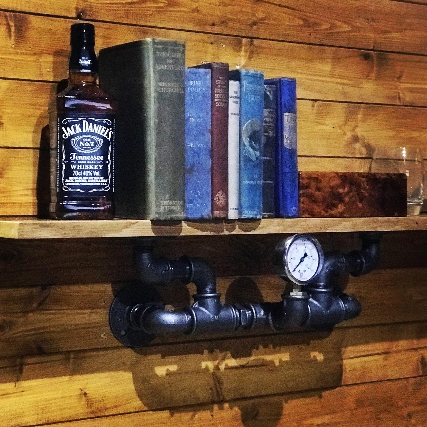 Urban Industrial Steampunk Shelf, Rustic, Metal, Home Accessories ...