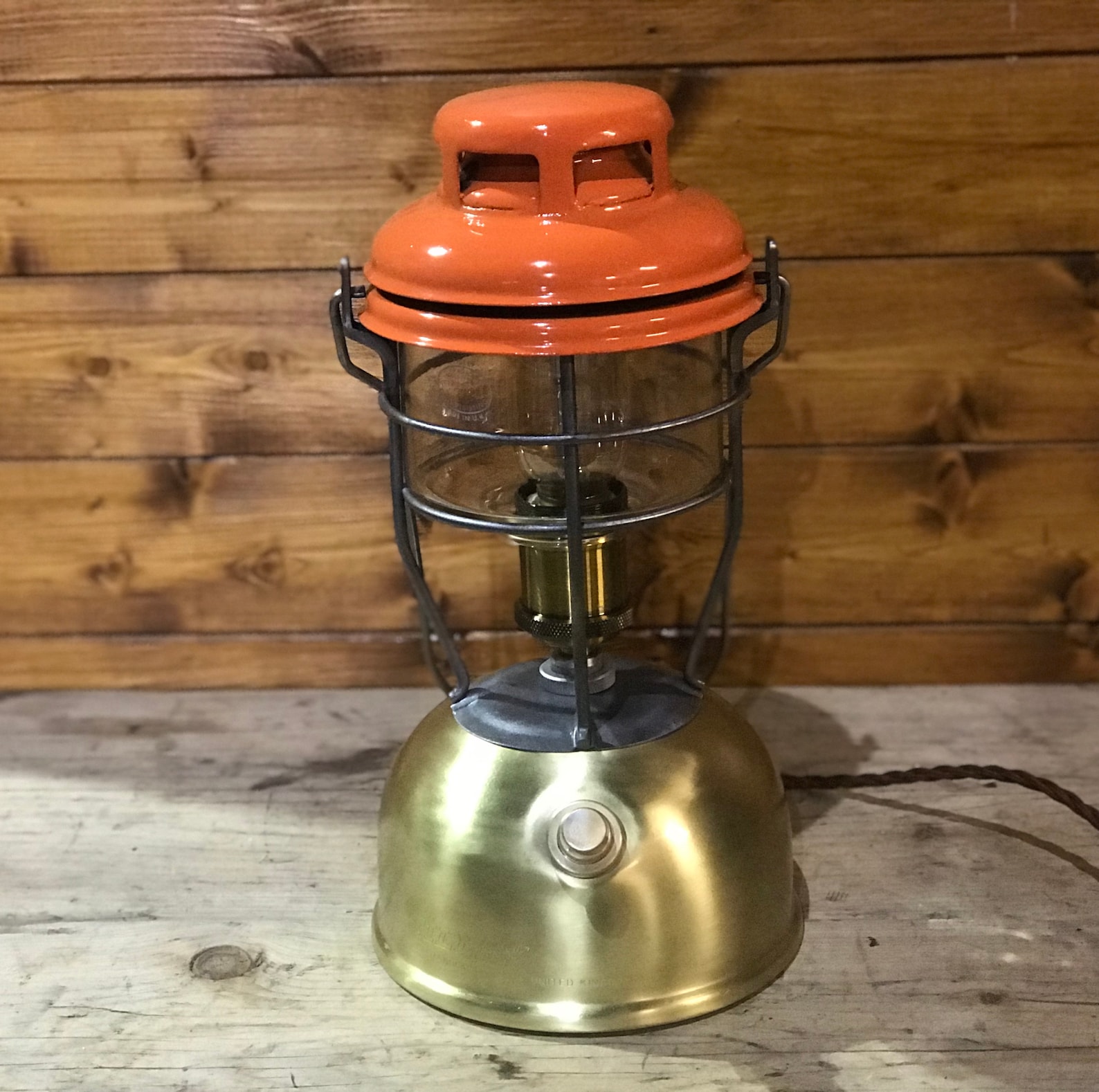 Industrial 1970's X246B Vintage Tilley Lamp Orange Dome | Etsy UK
