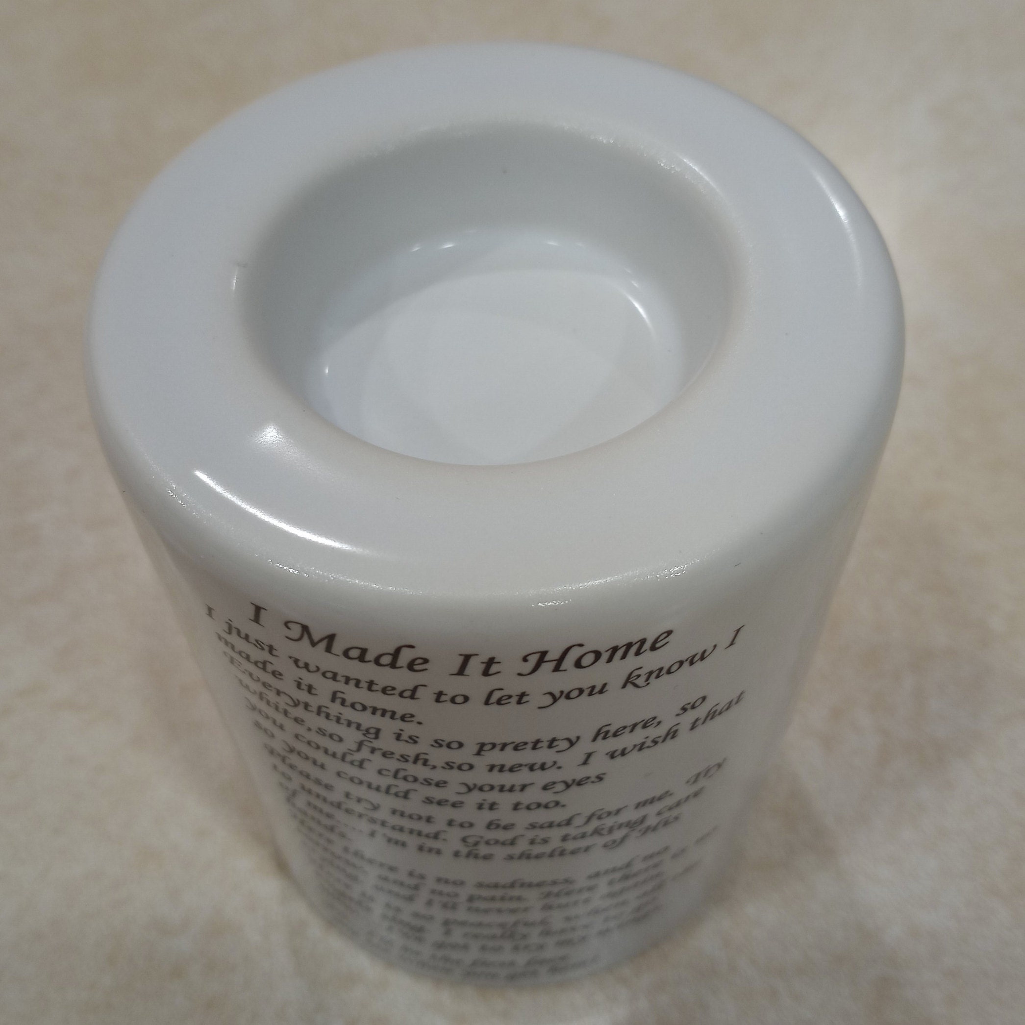 In Loving Memory Candle Holder With Photo/ Memorial Candle/ Funeral ...