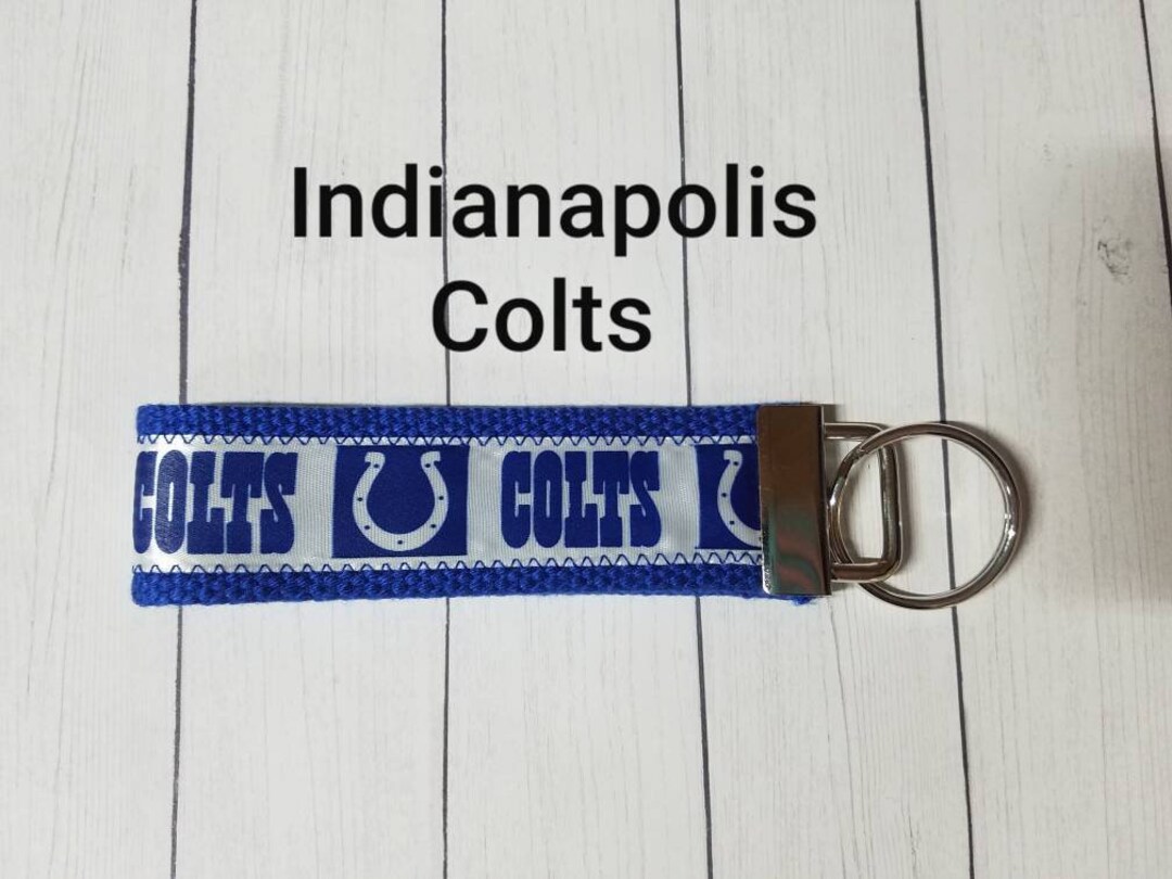 NFL Sports Team Key Fobs/wristlet/key Chain/colts/new England Patriots ...
