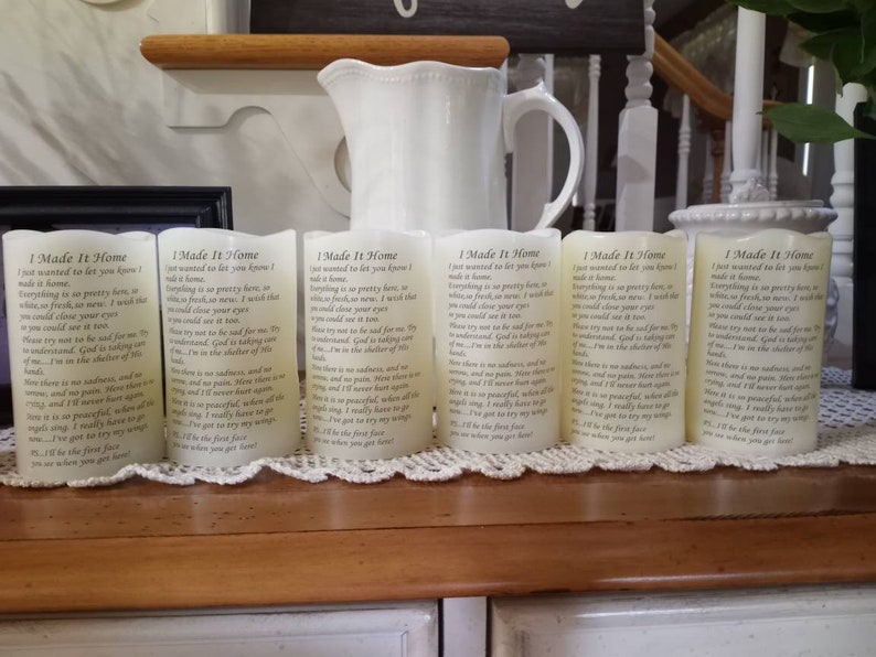 Memorial Candle/in Loving Memory Flameless LED Battery | Etsy