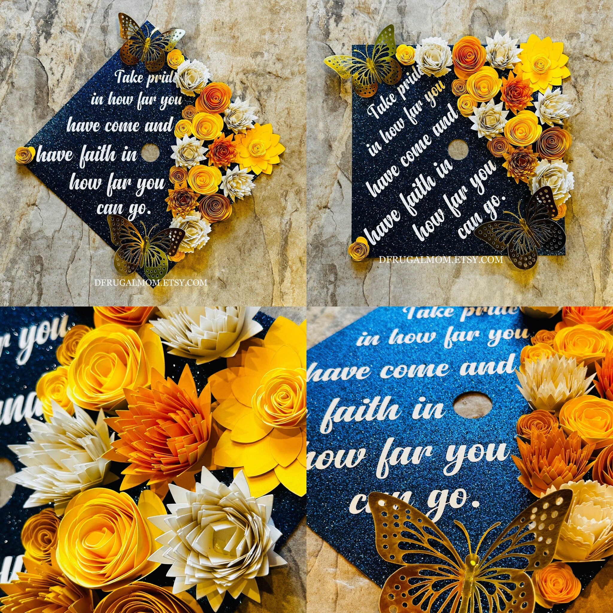 Graduation Cap Topper, Take Pride in How Far You Have Come, Graduation ...