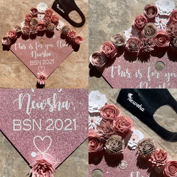 Graduation Cap Decor Graduation Cap Topper Class 2021 - Etsy